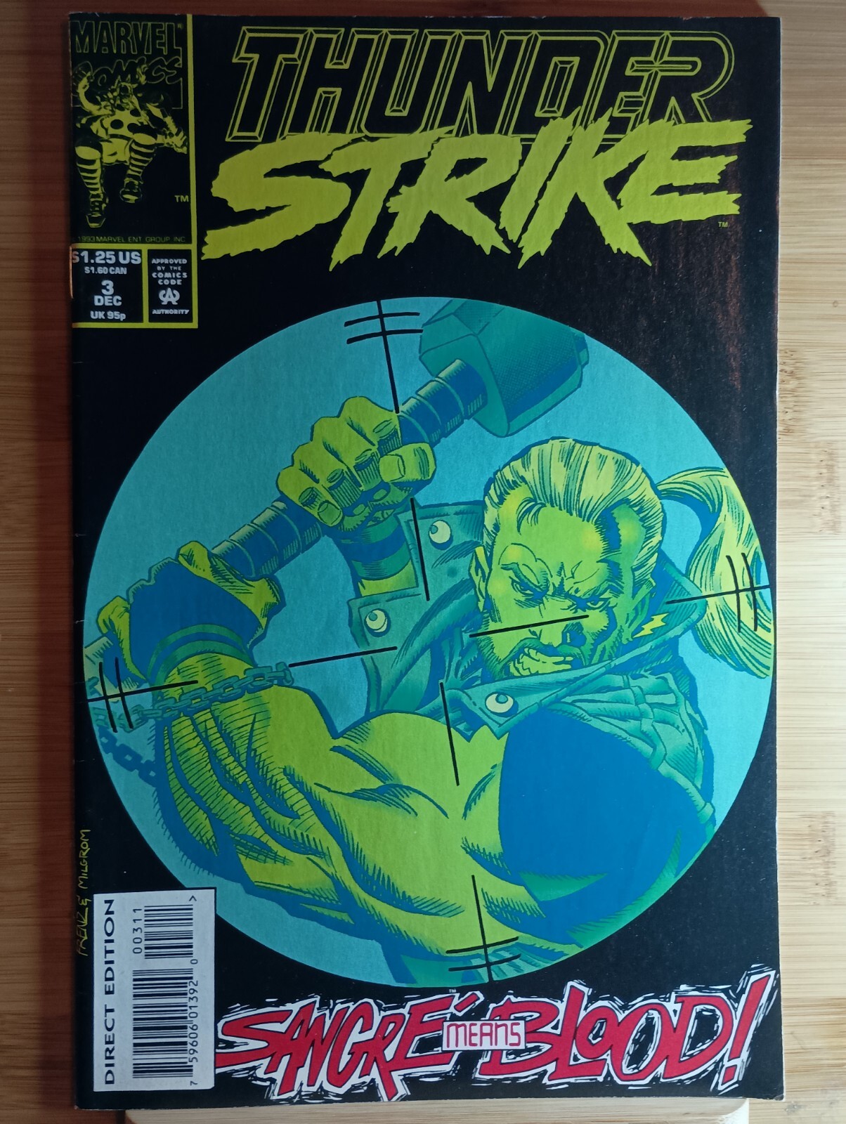 1993 Marvel Comics Thunderstrike Issue 3 Ron Frenz Cover Artist FREE SHIPPING | eBay