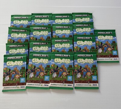New Minecraft Cubeez 2025 Woolworths x 17 Unopened Packs | eBay