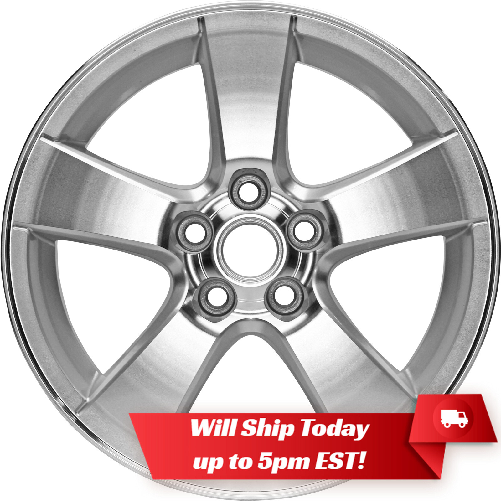 New 16" Machined and Silver Alloy Wheel Rim for 2011-2015 Chevrolet ...
