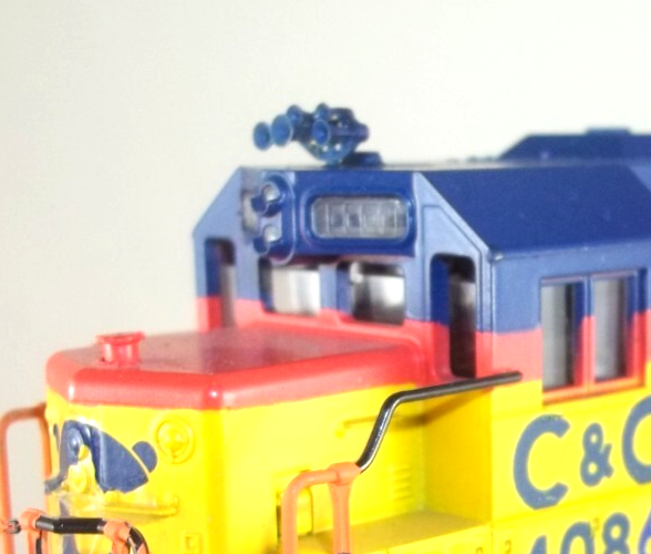 ATLAS ROCO HO 7032 GP40 C&O CHESSIE SYSTEM 4086 DETAILED RUNS WELL OYB ...