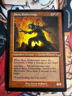 Magic The Gathering Skoa, Embermage Modern Horizons III Common Retro ...