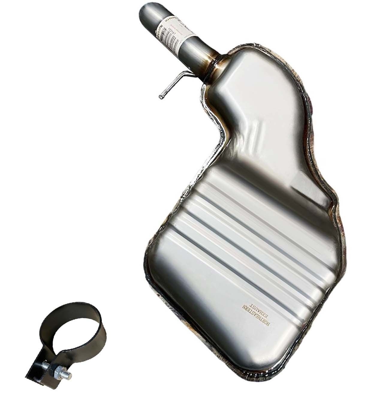 Rear Stamp Exhaust Muffler Fits: 2001 - 2009 Volvo S60 V70 XC70 | eBay