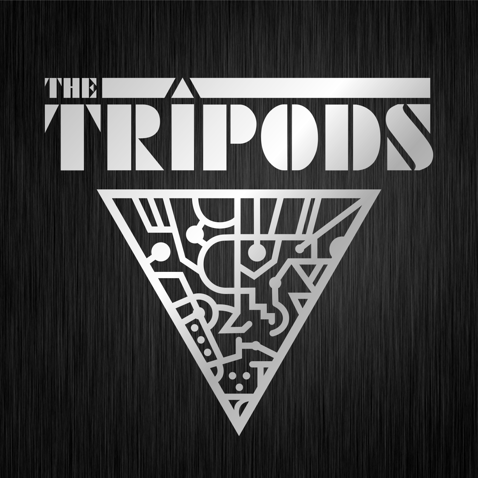 The Tripods Die dreibeinigen Herrscher Auto Silber Vinyl Decal Sticker ...