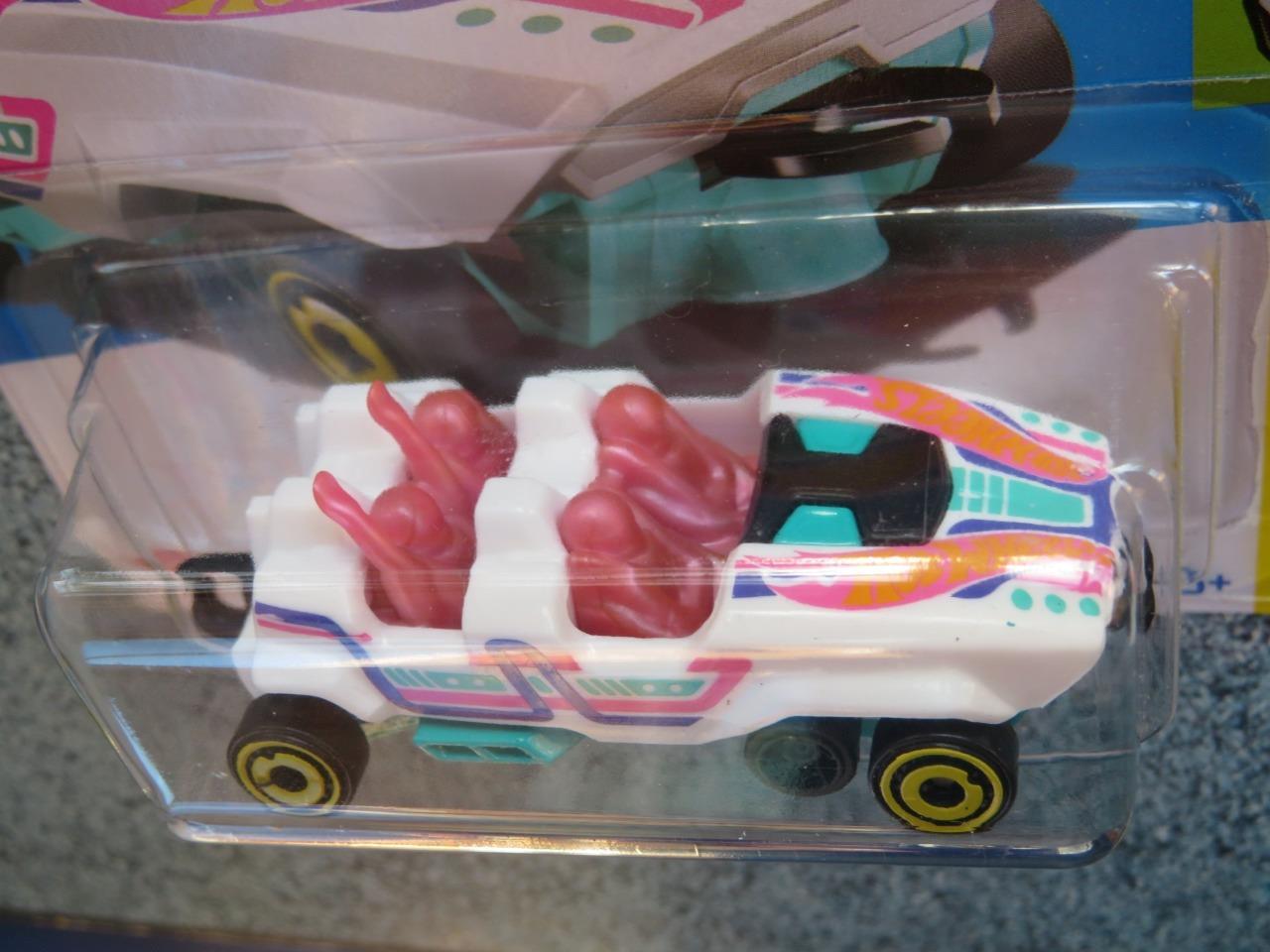 Hot Wheels H4B 048 LOOPSTER white Hands UP Rollercoaster car 2024 48/ ...