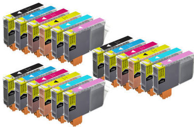 18 PK Combo Ink Cartridges Set for CLI-8 Canon Pixma iP6600D iP6700D ...