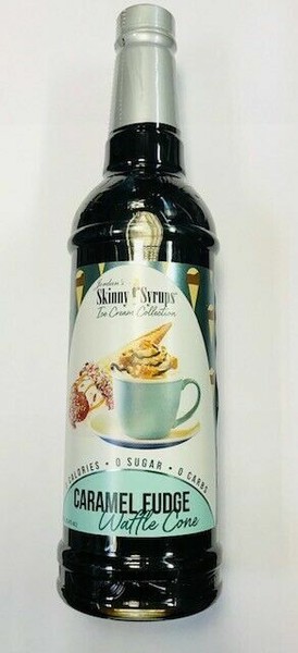Jordan's SKINNY Caramel Fudge Waffle Cone Syrup 750ml Gluten for sale ...