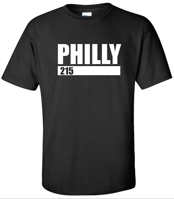 Philly 215 T-Shirt Philadelphia Hometown Gift Short Sleeve Tees Tee ...