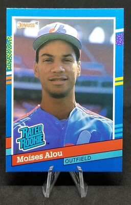 Moises Alou 1991 Donruss Rated Rookie Montreal Expos MLB Baseball ...