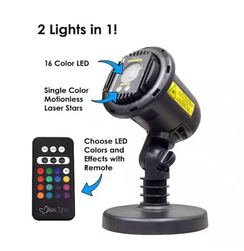 Bliss Light Outdoor Indoor SPRIGHT MOTION Firefly Light Projector ...