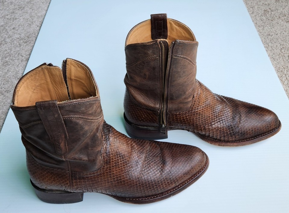 Tecovas The Bodie - Python, Zip, Size 10D | eBay