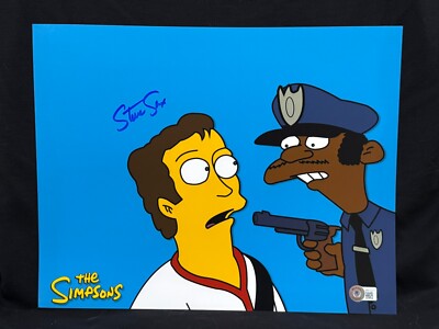 STEVE SAX DODGERS SIMPSONS SIGNED AUTOGRAPH 11X14 PHOTO BAS BECKETT COA ...