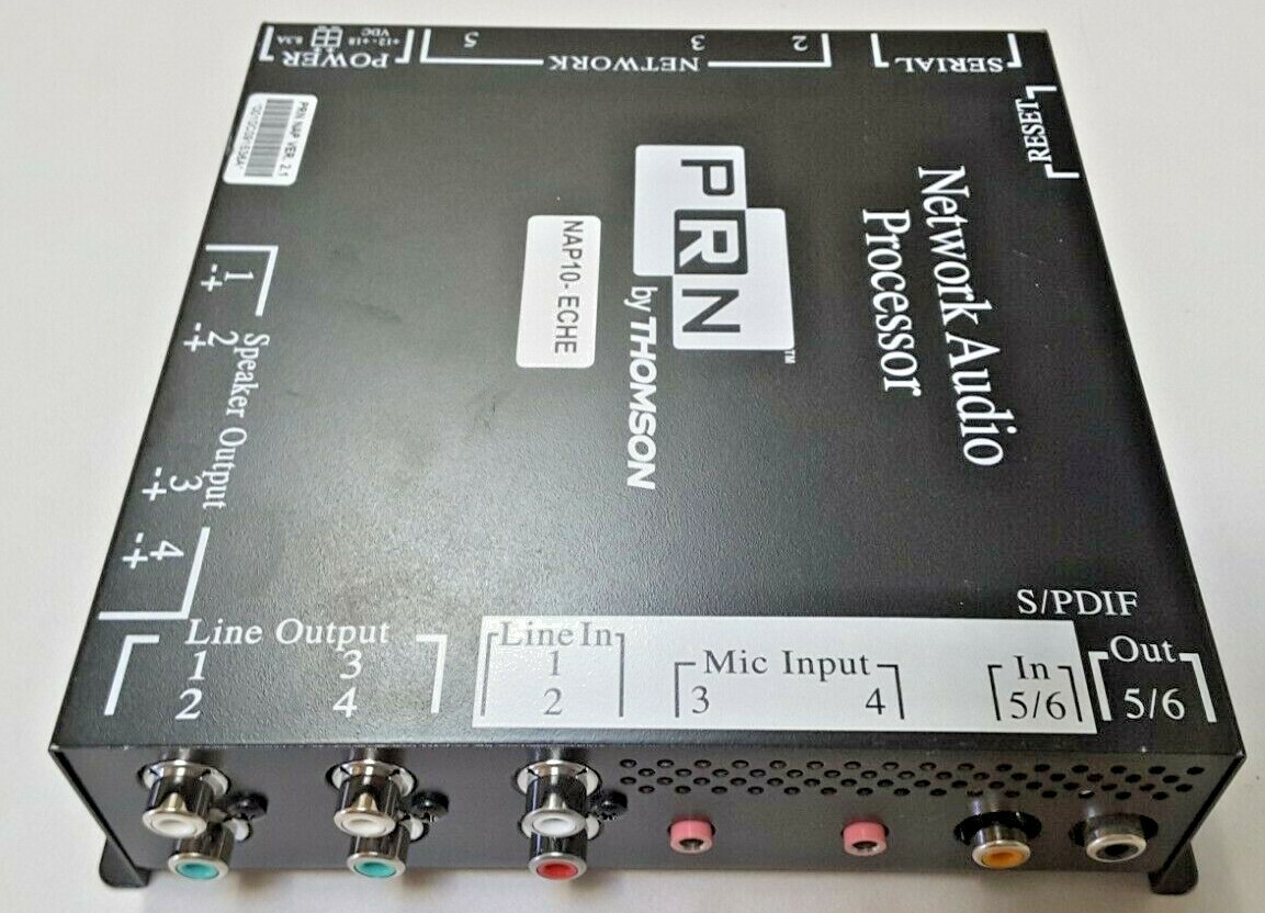 Network Audio Processor, PRN Nap Version 2.1, NAP10-ECHE 95-000027-ARD ...
