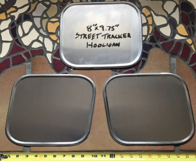 SET-3 SlantED ALUMINUM HOOLIGAN RACING NUMBER PLATES 8”x9.75”x032"x1/4 ...