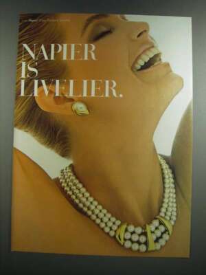 1986 Napier Jewelry Ad - Napier is Livelier | eBay