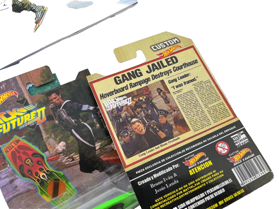 back to the future 2 bad guys GIRL SMOKEING HOT on hoverboard rare ...