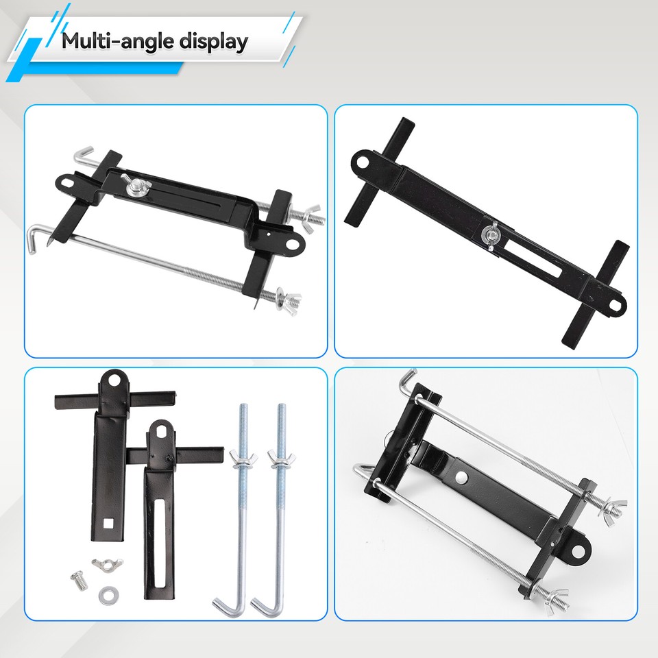 Adjustable Car Battery Retaining Holding Clamp Bracket Bolt Tie Hold ...