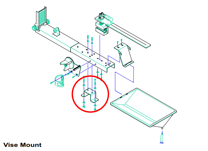 Bench Mount Golf Grip Station Golf Mechanix Tool w/ Clamp Tray or Vise ...