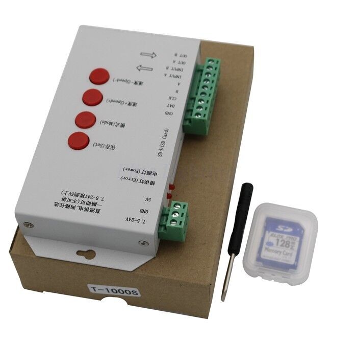 T1000S LED Controller 2048 Pixel 5~24V for WS2811 WS2812 WS2815 LED ...