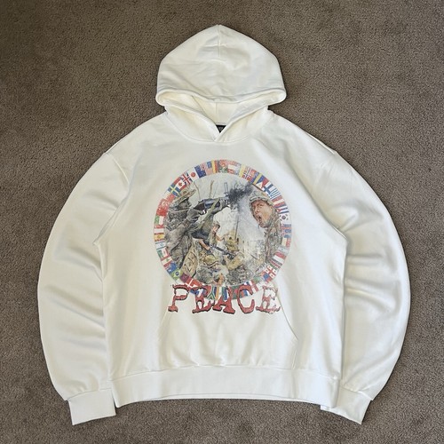 PeaceInWar Fall 24 Peace Hoodie Size XL Archival Streetwear | eBay