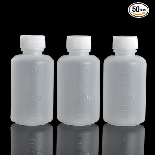 50pcs Empty Sample Bottles Graduated Lab Chemical Container Lab ...