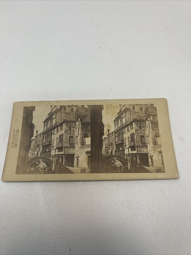 Vintage Stereoview A. Perini Venezia - Palazzo Widmann | eBay