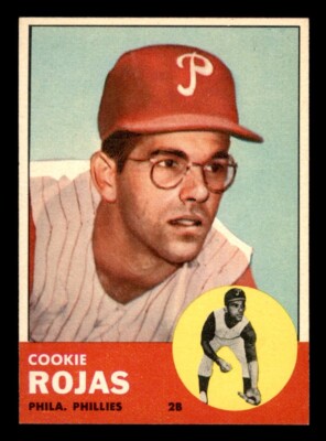 1963 Topps Baseball #221 Cookie Rojas NM/MT *f1 | eBay
