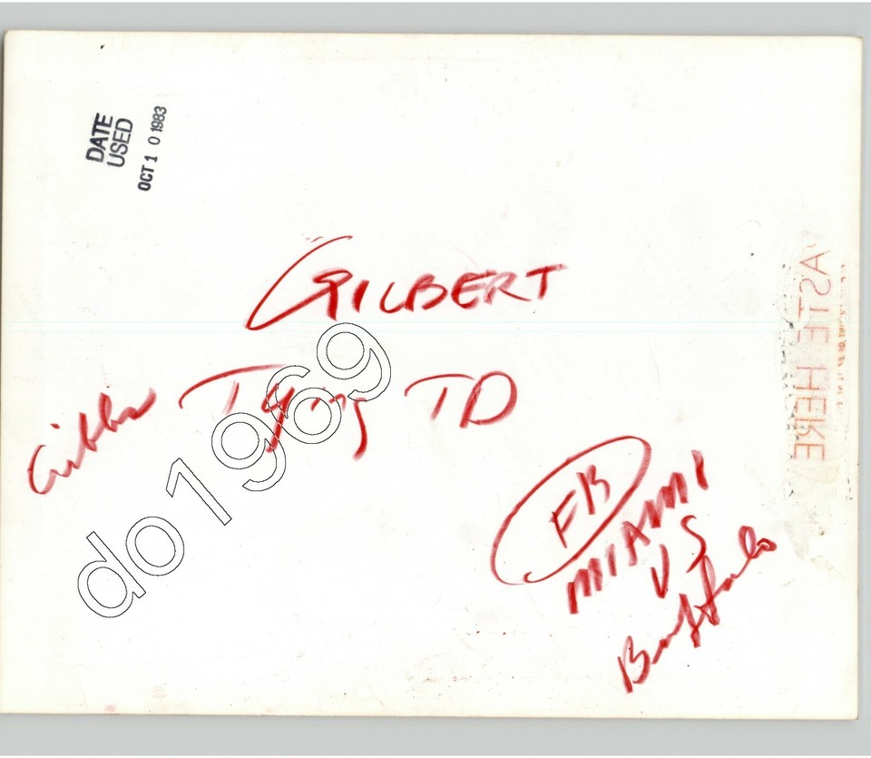 NFL Football Miami DOLPHINS Vs Buffalo BILLS Hal Garner Fumbles 1991 ...