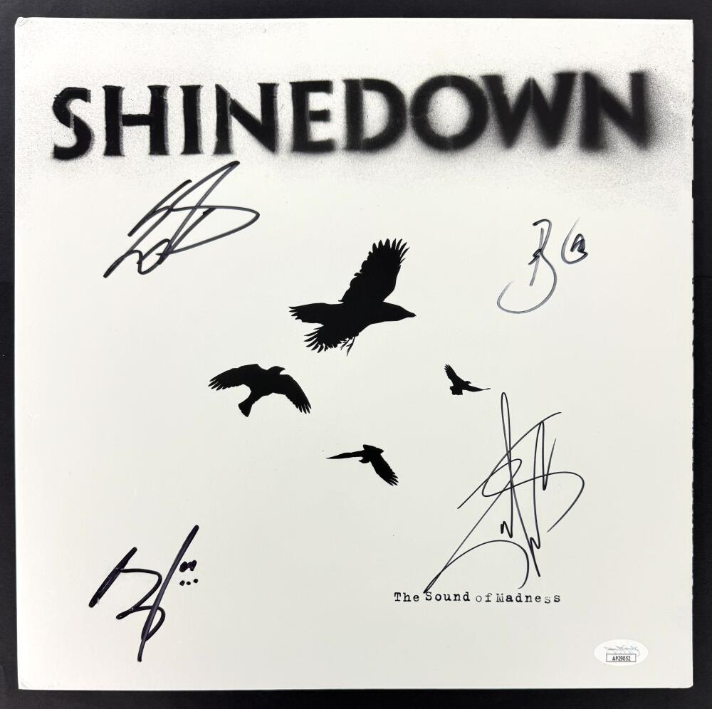 Shinedown Full Band Signed Autograph Album Vinyl Record LP - Brent ...