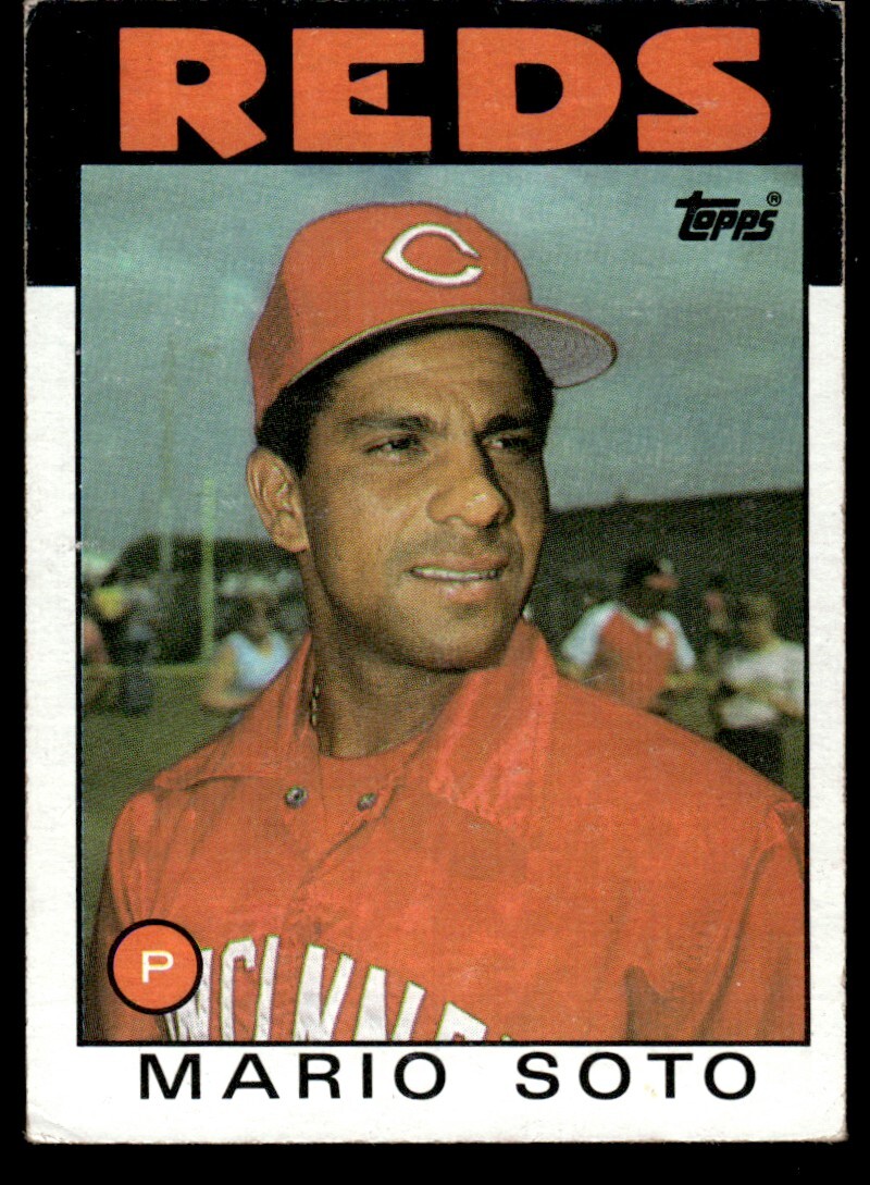 1986 Topps Mario Soto Cincinnati Reds #725 | eBay