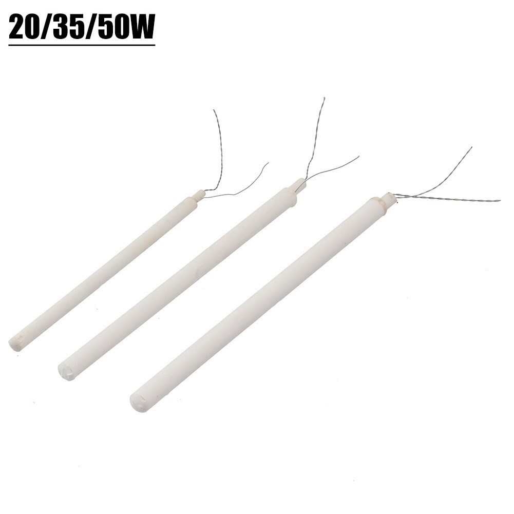 Durable Ceramic Core Heating Element 85/100/110mm Internal Heated White ...
