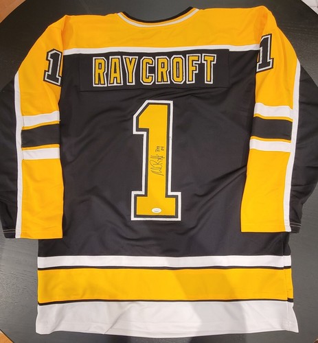Andrew Raycroft Boston Bruins Autographed Signed Black Style Jersey XL ...