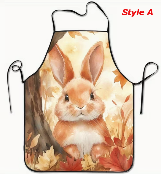 Rabbit Aprons Many Fun Designs, Polyester Fabric ~ Excellent gift item ...