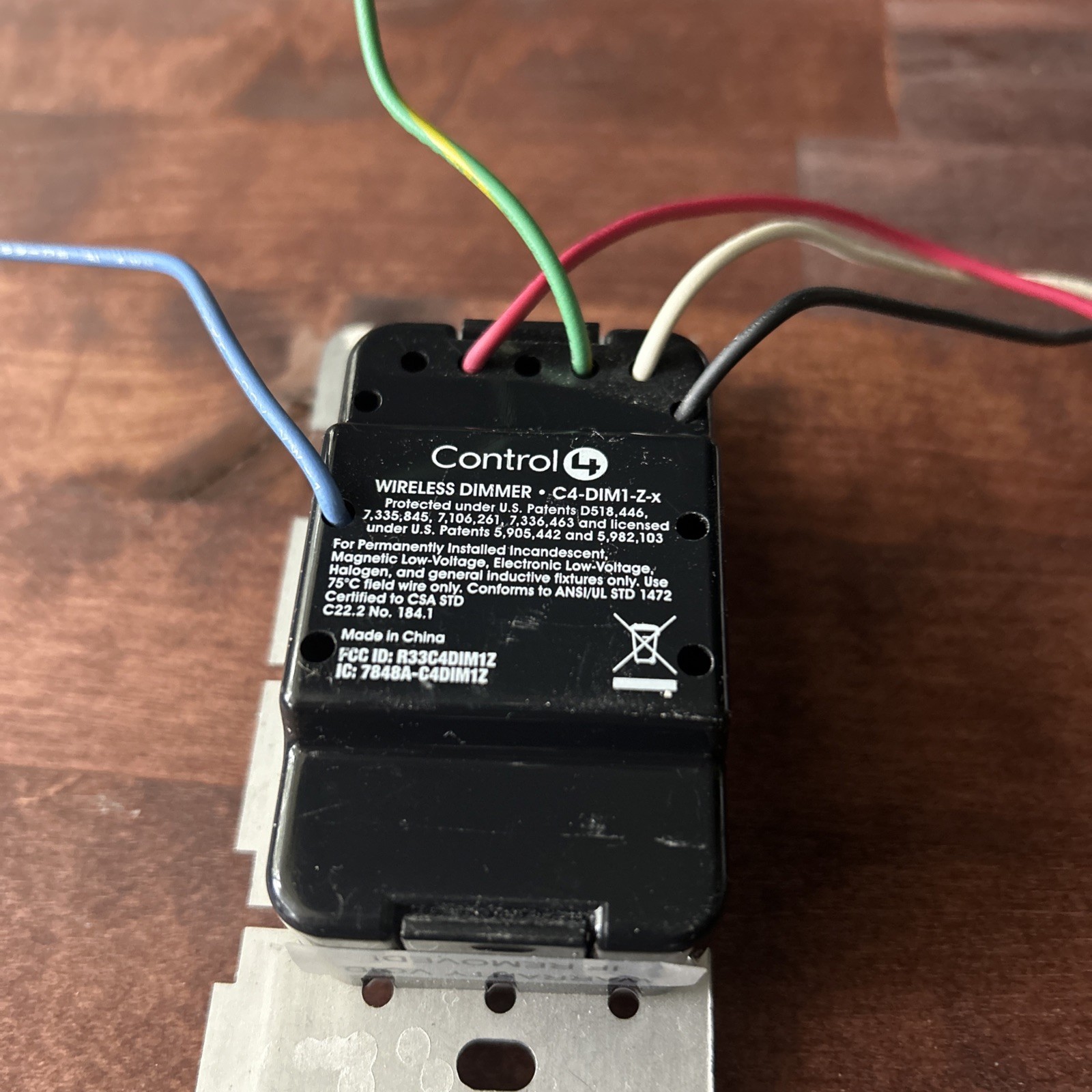 Control4 Control 4 Wireless Dimmer C4-DIM1-Z | eBay