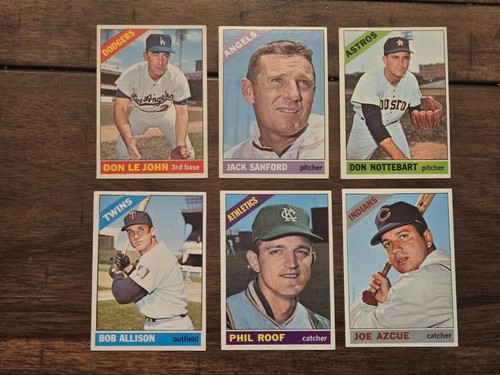 1966 Topps Baseball Lot of 6 EX-NM | eBay