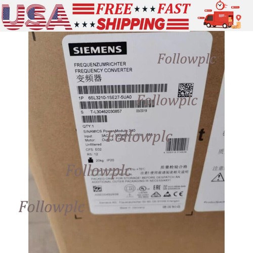 New Siemens 6SL3210-1SE27-5UA0 6SL3 210-1SE27-5UA0 converter Power ...