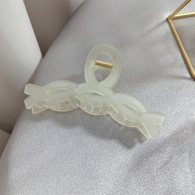 Elegant transparent large crab claw hair clip for wom… - Gem