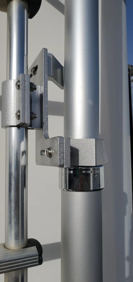 EEZ RV Ladder Bracket, 10ft Pole and Starlink Gen 3 Kit fit 1.0'' or 1. ...