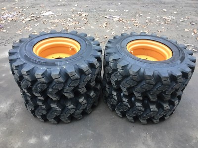 4 NEW HD 14-17.5 Camso SKS753 Skid Steer Tire/wheels/rims for Case-50 ...
