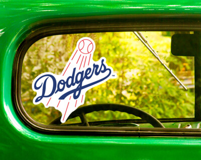 2 LA LOS ANGELES DODGERS STICKER Decal Bogo For Car Bumper Free ...
