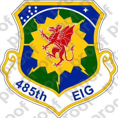 STICKER USAF 485TH EIG | eBay