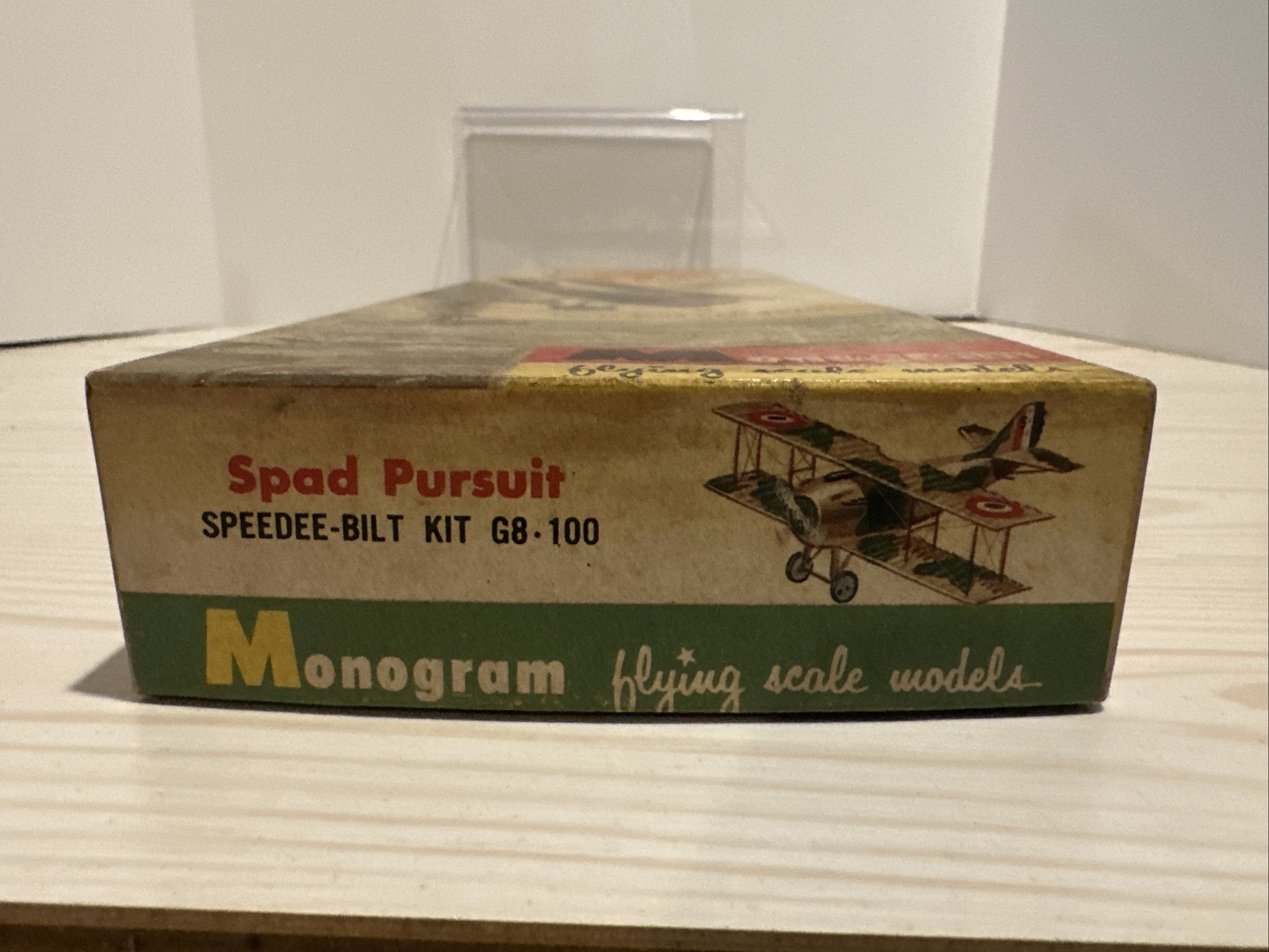 Vintage Monogram Speedee Bilt Spad Pursuit Kit G8-100 For Parts Full ...
