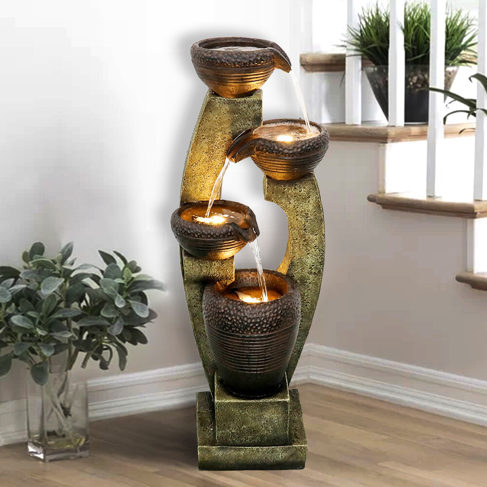 Standing Wall Fountains Aluminium Free Standing Water Feature Wall