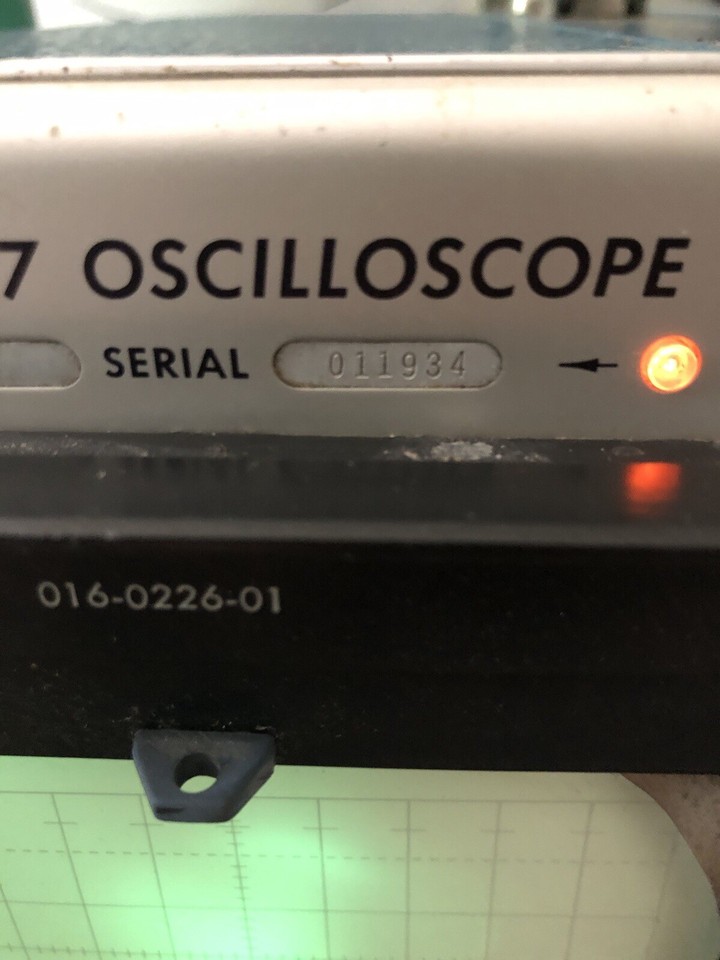 Tektronix Type 547 Oscilloscope 1A2 Dual-Trace Plug-in Unit Works 2 ...