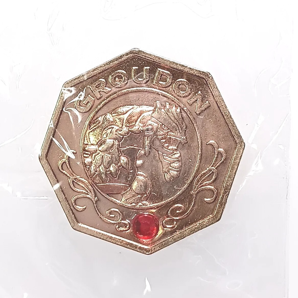 Groudon Pokemon Trading Coin Part 6 Gold Nintendo From Japan F/S | eBay