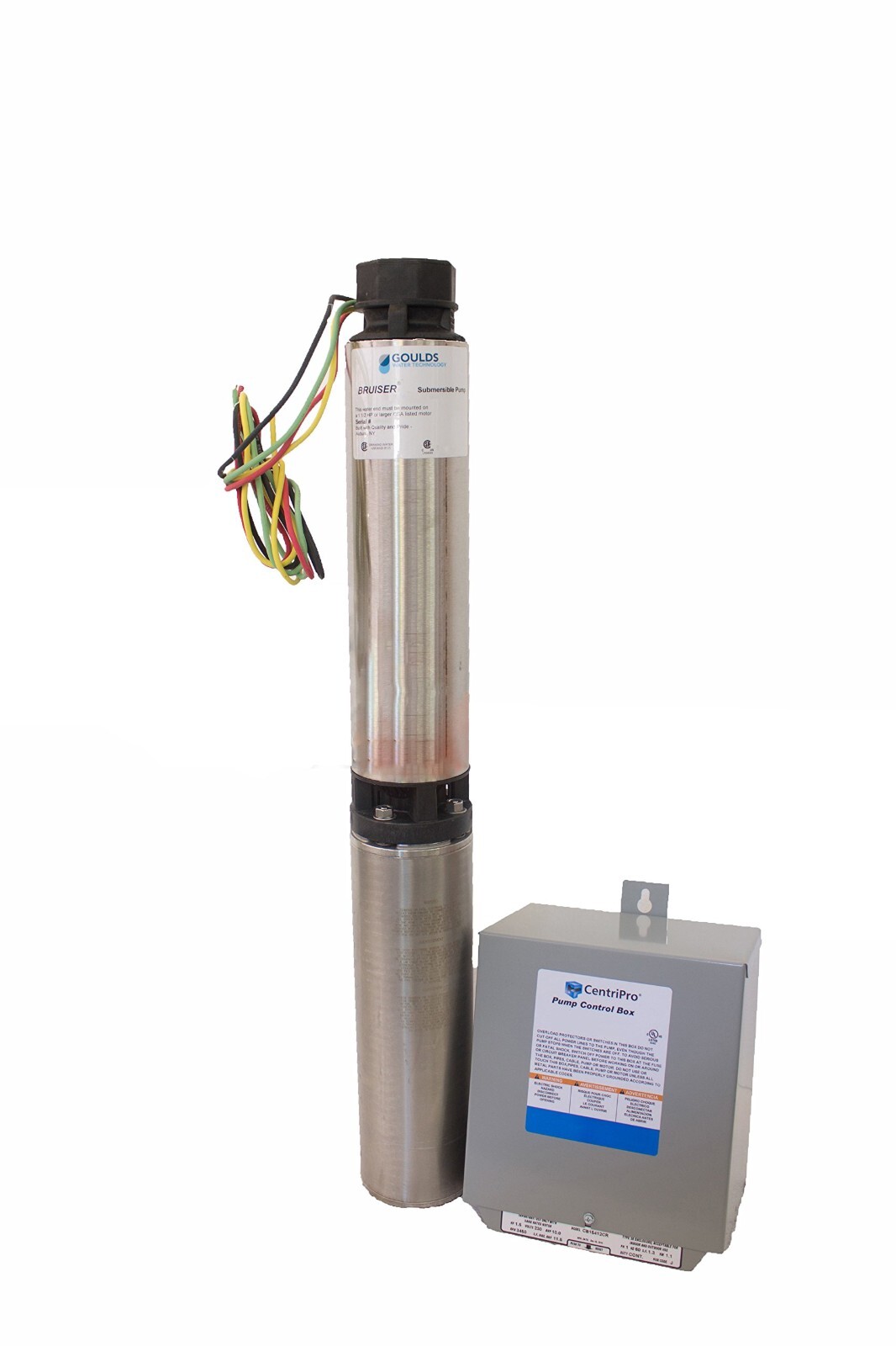 Goulds 18HS15412C 4" Submersible Water Well Pump & Motor 18GPM 1.5HP ...