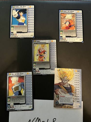 DBZ CCG TCG Dragon Ball Z Goku Cell Saga Set Lv 1-3 HT + Lv 4 ALL ...
