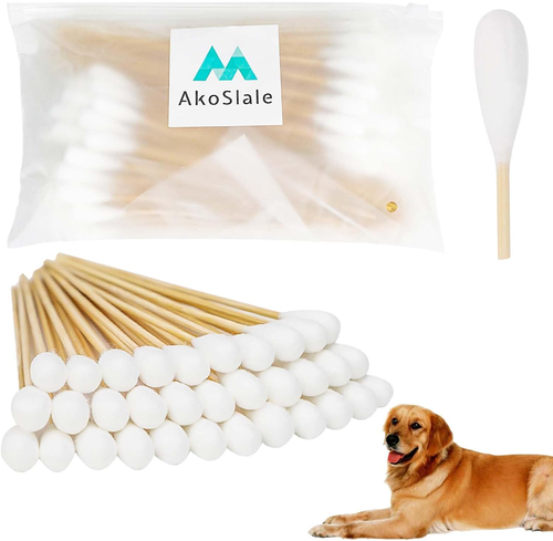 Large Q Tips Dog Ears, 100Pcs, 7-Inch Bamboo Cotton Swabs,Extra Long Q ...