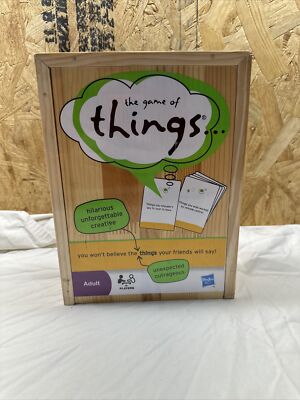 The Game of Things (Parker Brothers/Hasbro) - Party Game in Wood Box | eBay