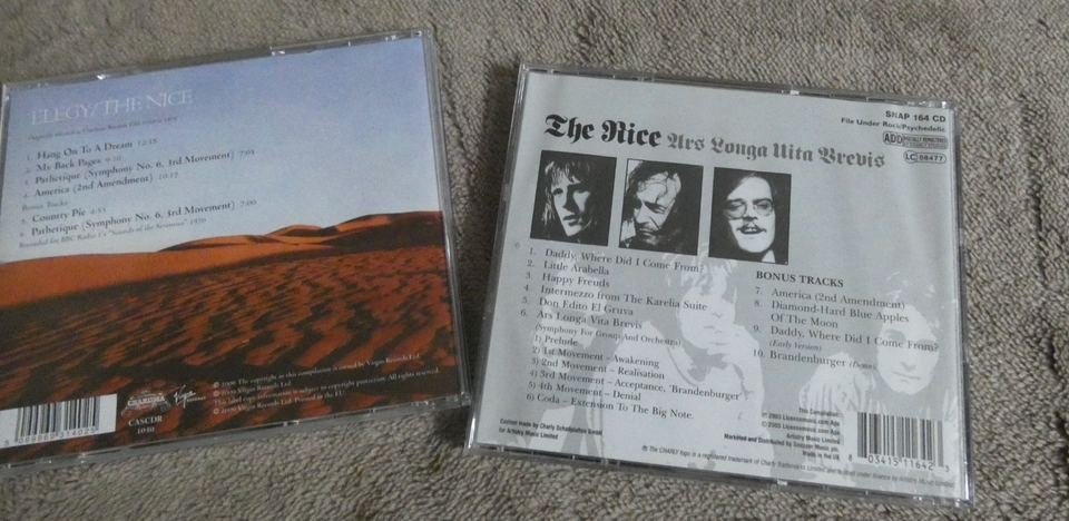 THE NICE ...ARS LONGA VITA BREVIS / ELEGY | eBay UK
