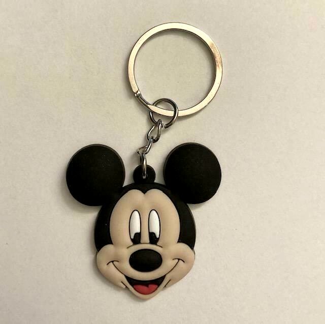 Mickey Mouse Head Silver Key Chain Silicone Keychain Disney | eBay
